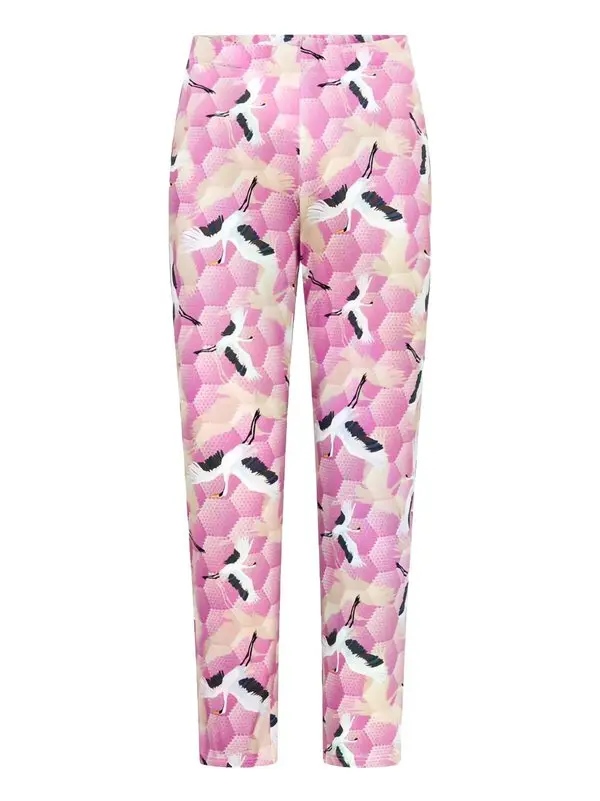 Rochas Graphic Birds Trousers - Pink