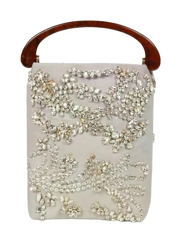 Dries Van Noten Embellished Tote Bag - Grey