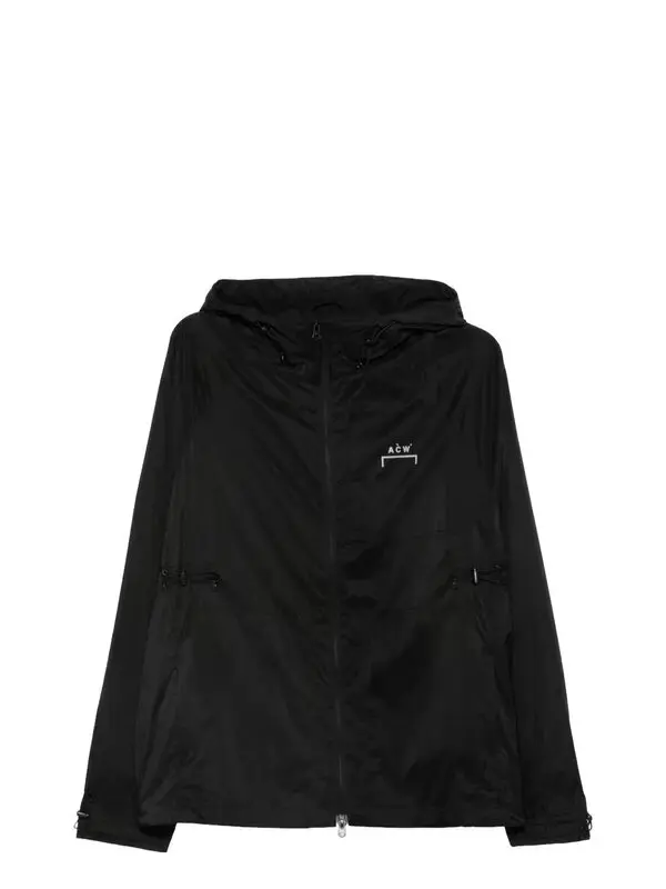 A-COLD-WALL* Logo-print Drawstring Hooded Jacket - Black