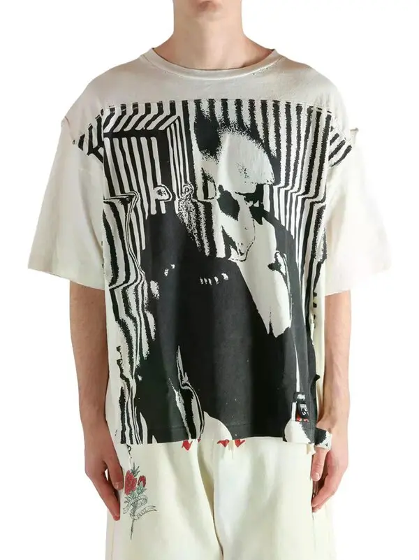 RRR123 Moda Apocrypha Quad Tee Graphic-print T-shirt - White