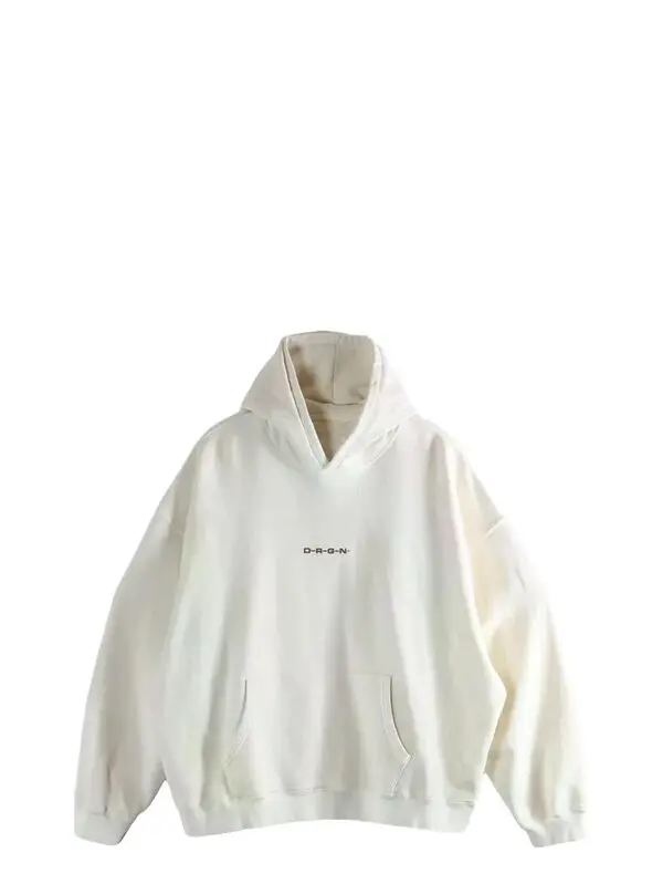 D-R-G-N Yoth Logo-print Hoodie - White