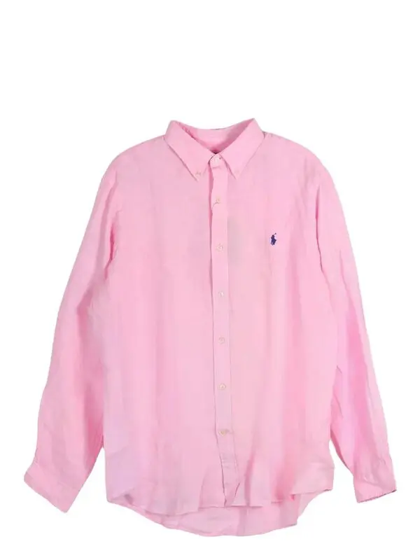 Polo Ralph Lauren Logo-embroidered Button-down Shirt - Pink