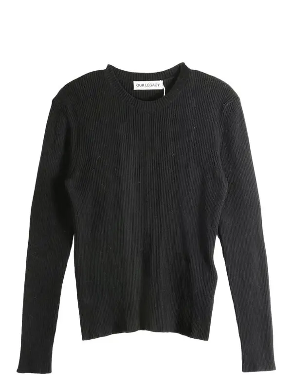 Our Legacy Rib-knit Sweater - Black