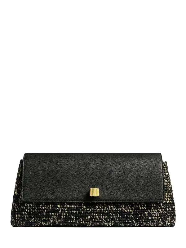 Khaite Textured Clutch - Black