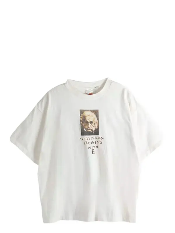 SAINT MXXXXXX Graphic-print T-shirt - Neutrals