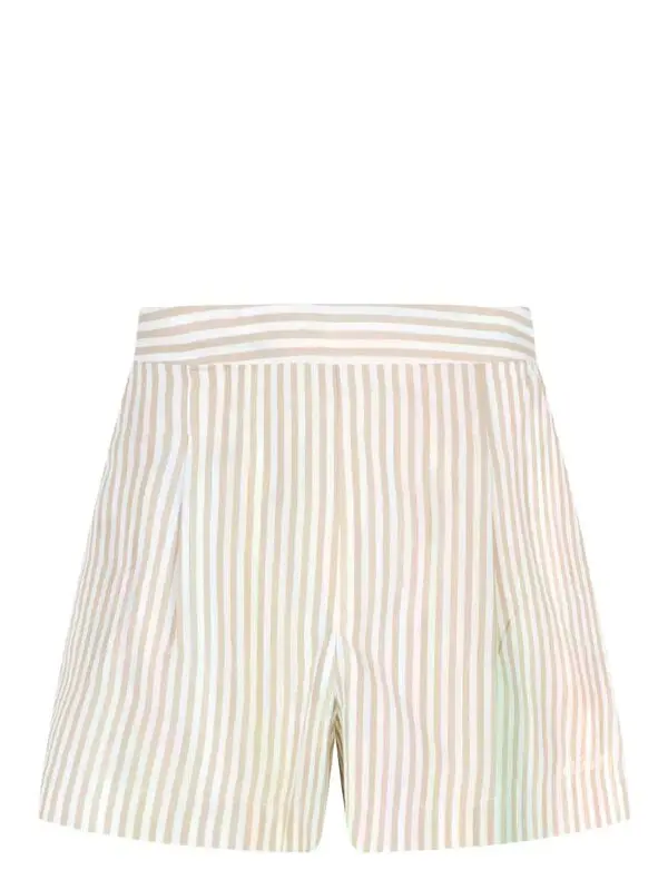 MC2 SAINT BARTH Amani Striped Shorts - White