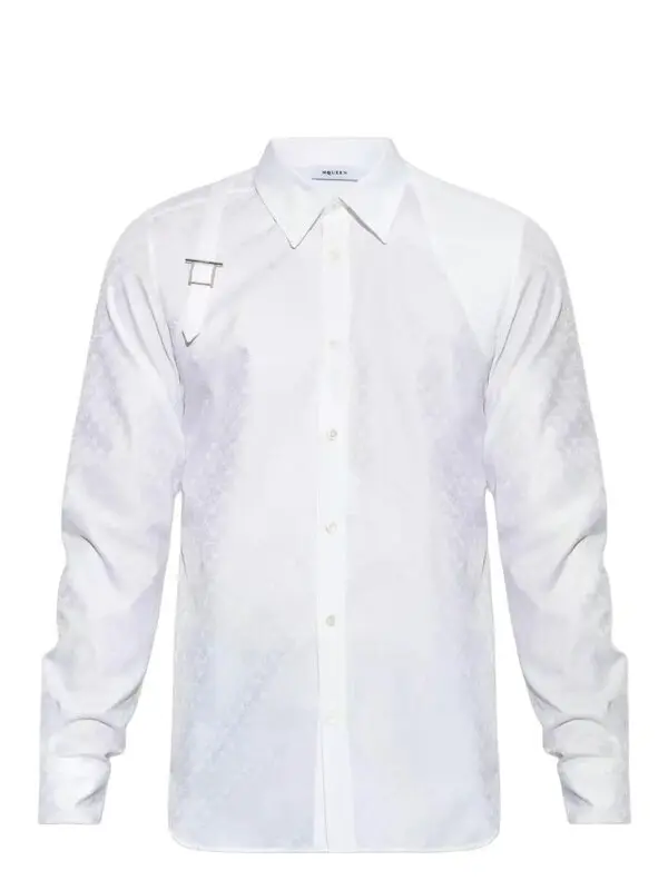 Alexander McQueen Monogram Harness Shirt - White
