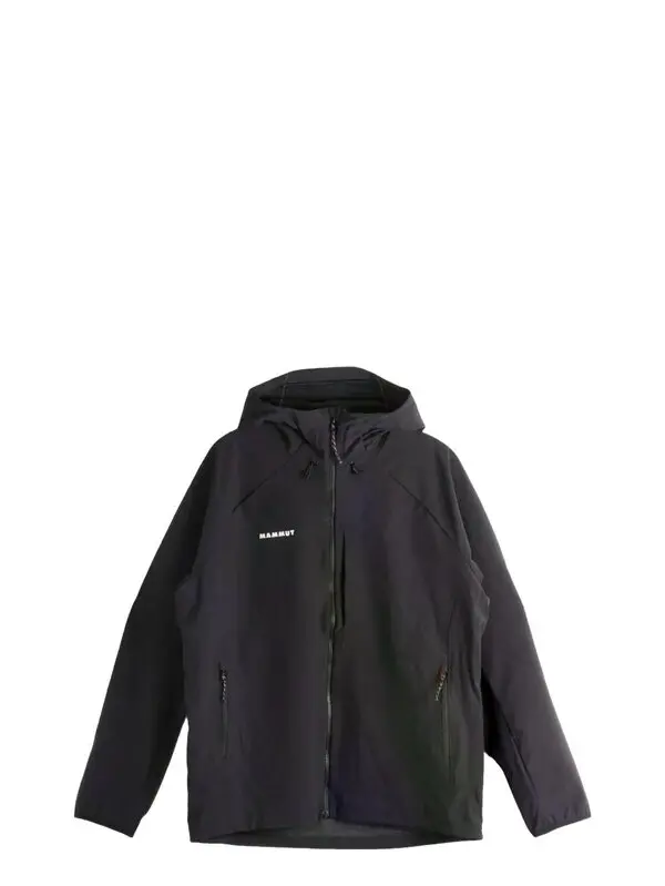 MAMMUT Logo-print Hooded Jacket - Black