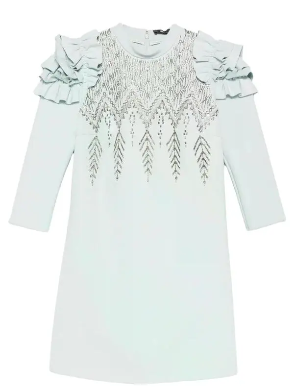 Elisabetta Franchi Sequin-embellished Mini Dress - Blue