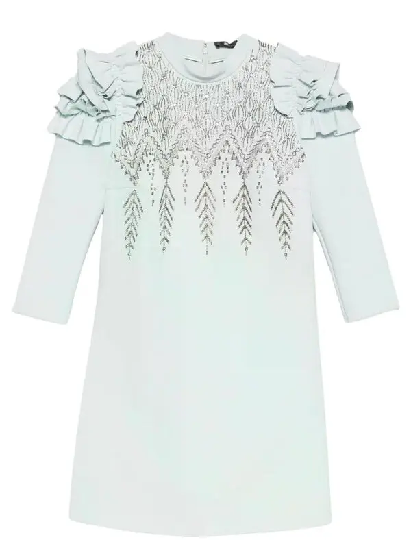 Elisabetta Franchi Sequin-embellished Mini Dress - Blue