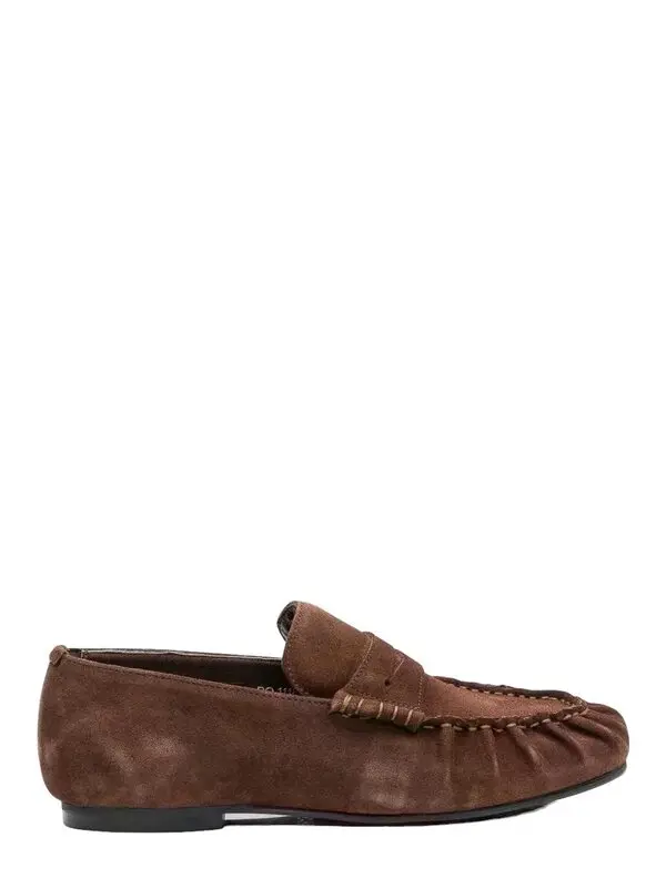 ALOHAS Aven Suede Loafers - Brown