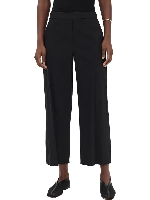 Theory Classic Straight Pull On Trousers - Black