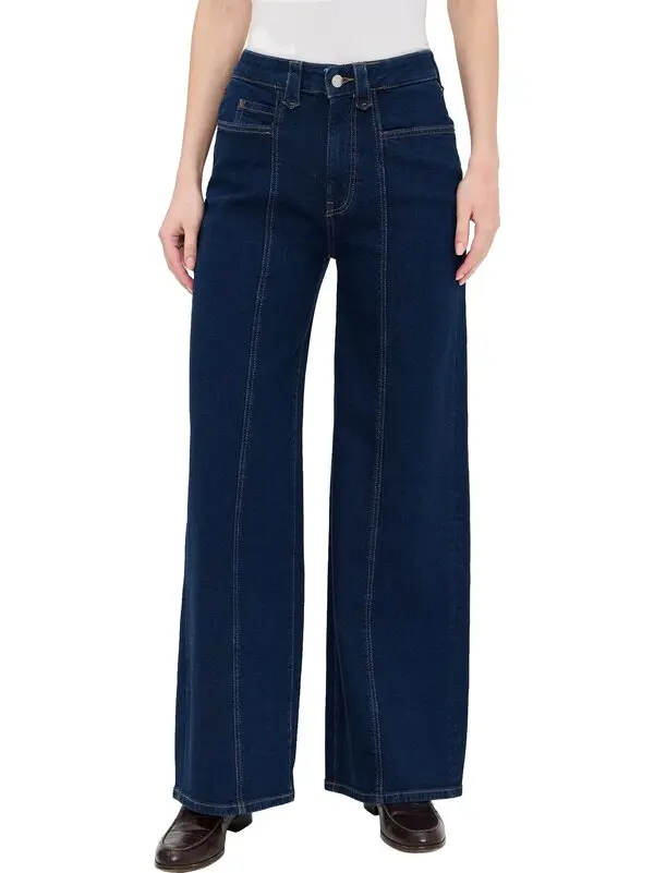 Warp + Weft Wide Leg Denim Jeans - Night Life
