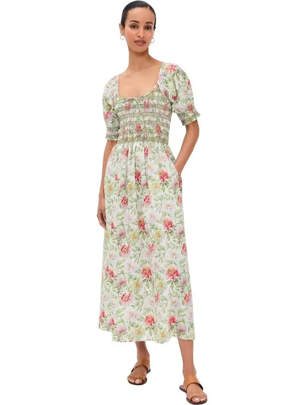 Hill House Home The Madeline Nap Dress - Peony Chintz