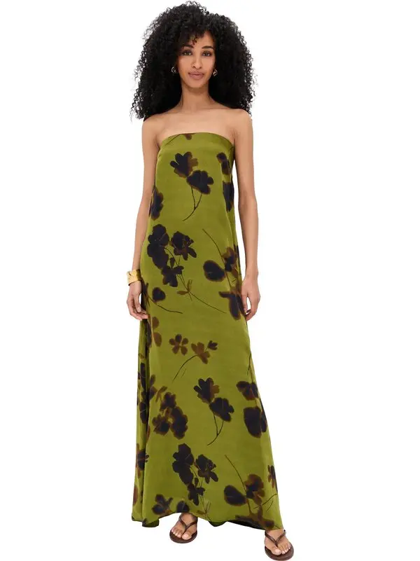 RESA Ophelia Maxi Dress - Evergreen