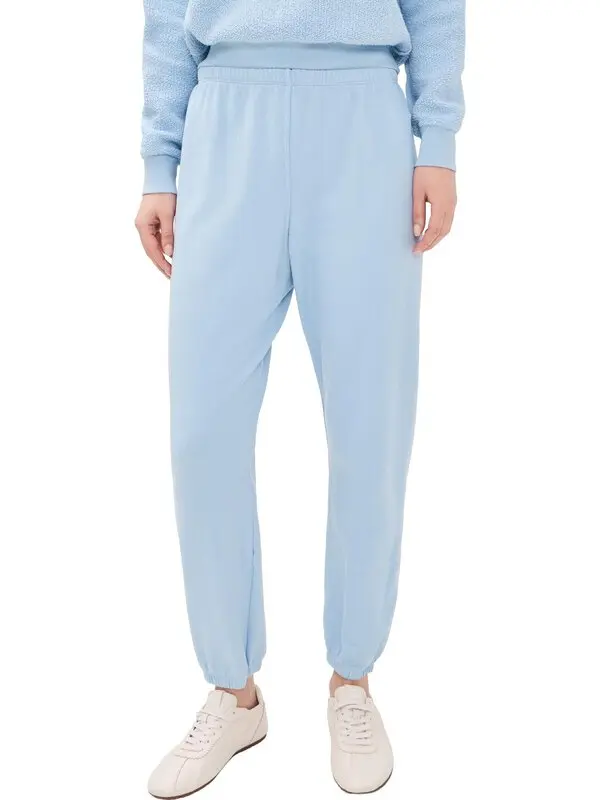 PERFECTWHITETEE French Terry Easy Sweatpants - Powder Blue