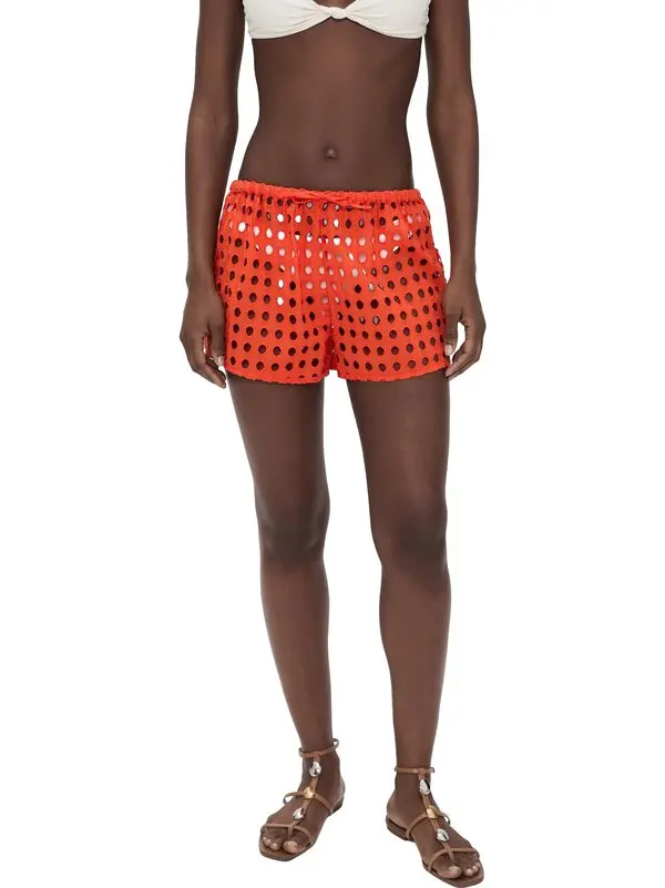 Solid & Striped The Remi Shorts - Habanero