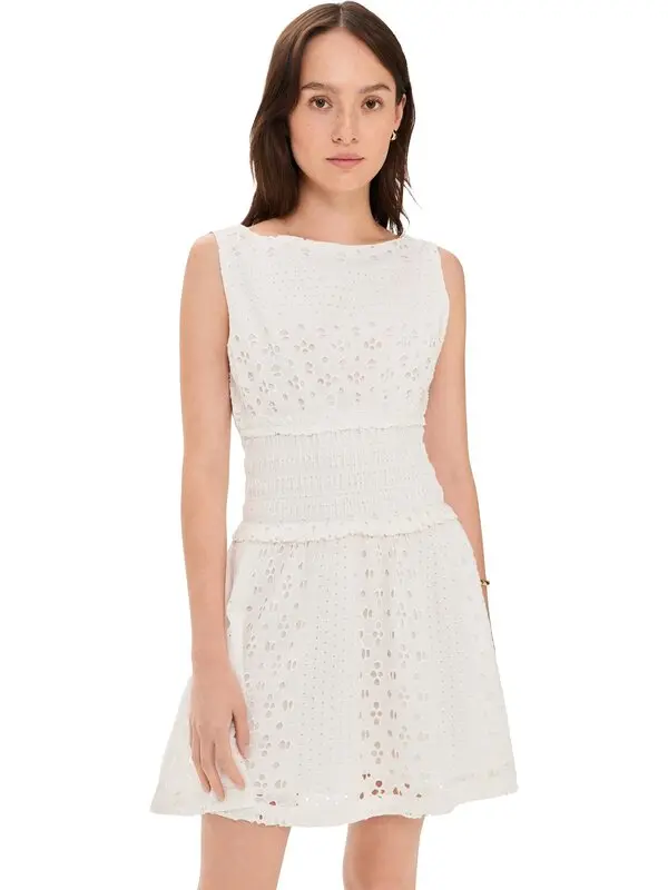 Hill House Home The Joanna Mini Dress - White