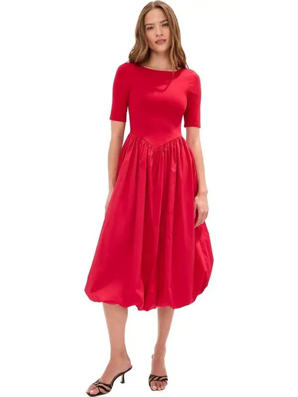 LE BOP Gracie Dress - Poppy Red