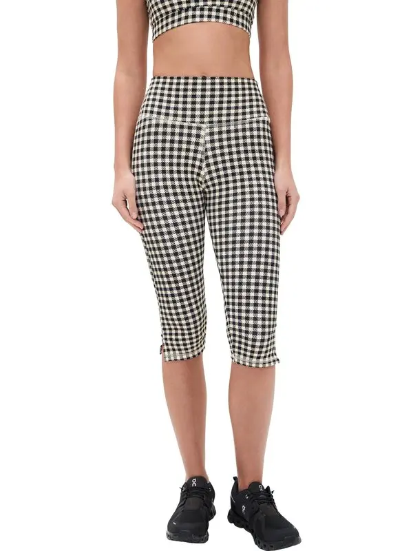 Strut This The Wren Check Capri - Gingham
