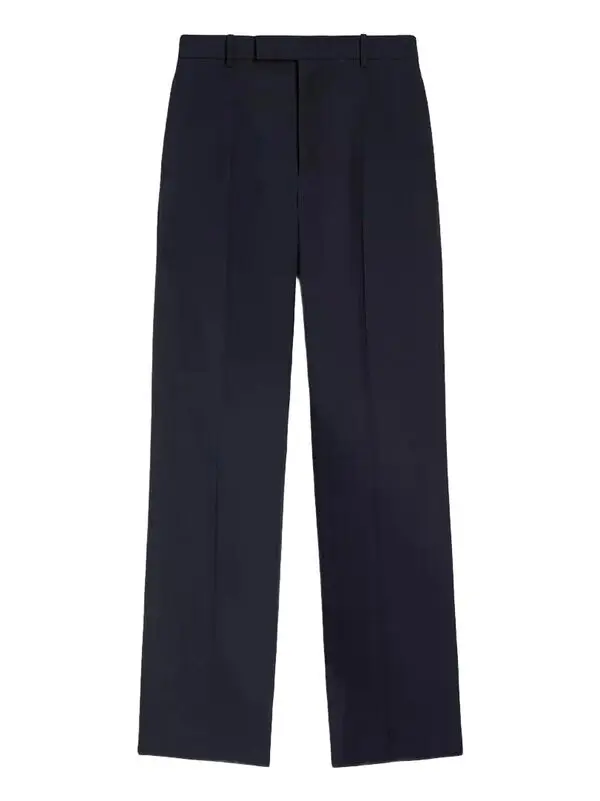 JIL SANDER Poplin Trousers - Blue