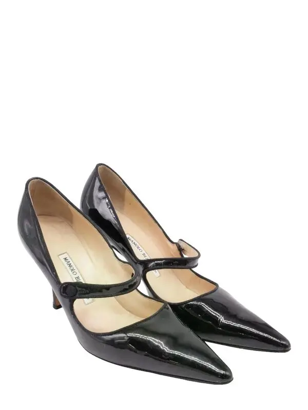 Manolo Blahnik Campari Pumps - Black