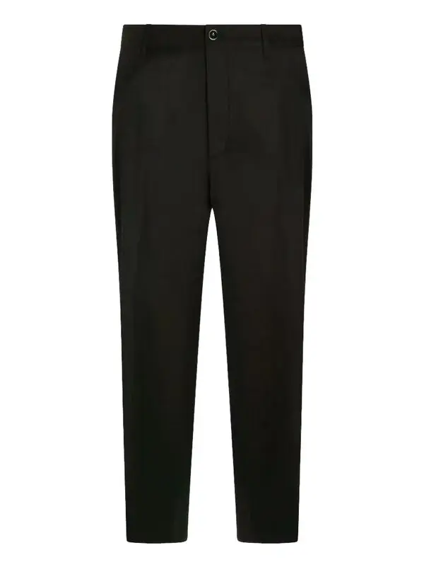 NINE:INTHE:MORNING Pressed-crease Stretch Trousers - Brown