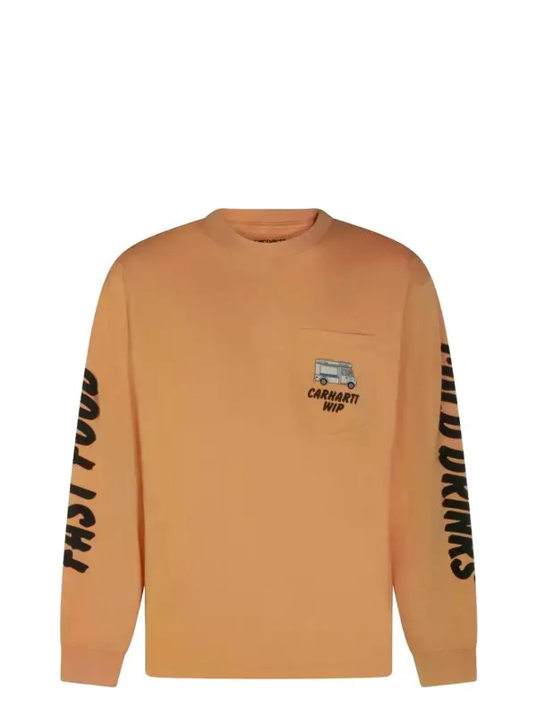 Carhartt Work In Progress Long Sleeve Sweatshirt - Orange