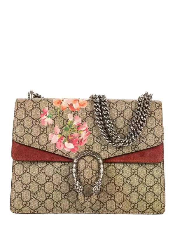 Gucci Dionysus Floral-print Shoulder Bag - Neutrals