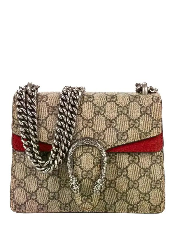 Gucci Dionysus Gg Supreme Shoulder Bag - Neutrals