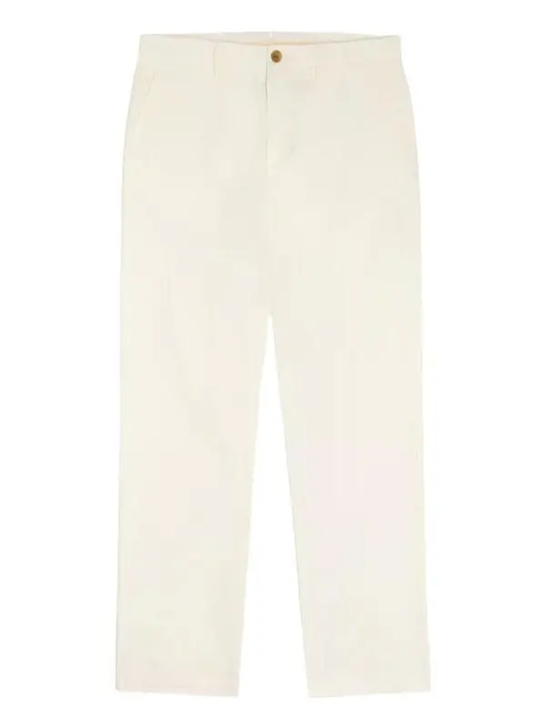 Sunspel Straight-leg Twill Trousers - Neutrals