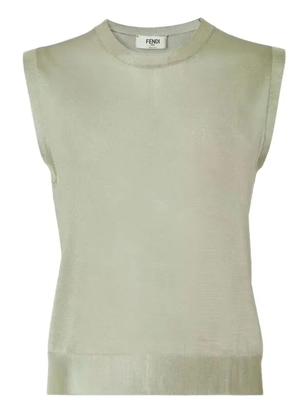 Fendi Sleeveless Top - Green