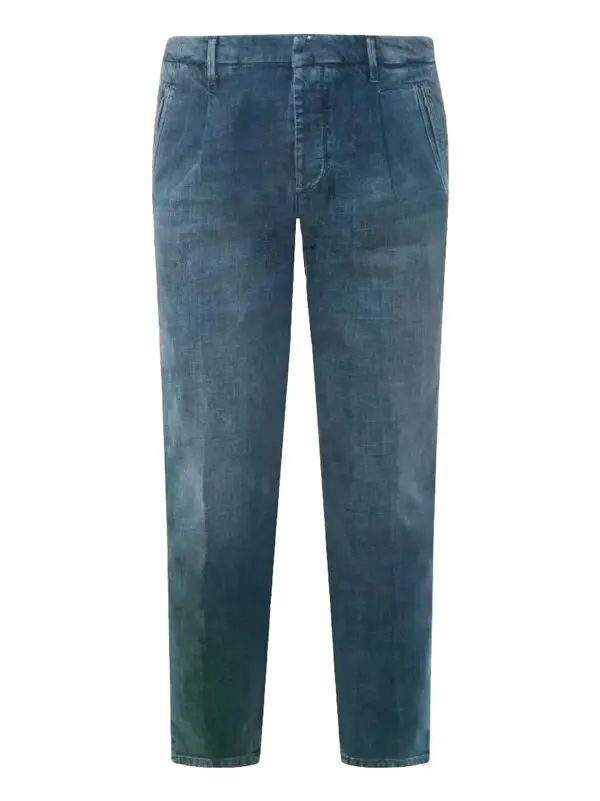 Incotex Division Faded-effect Jeans - Blue