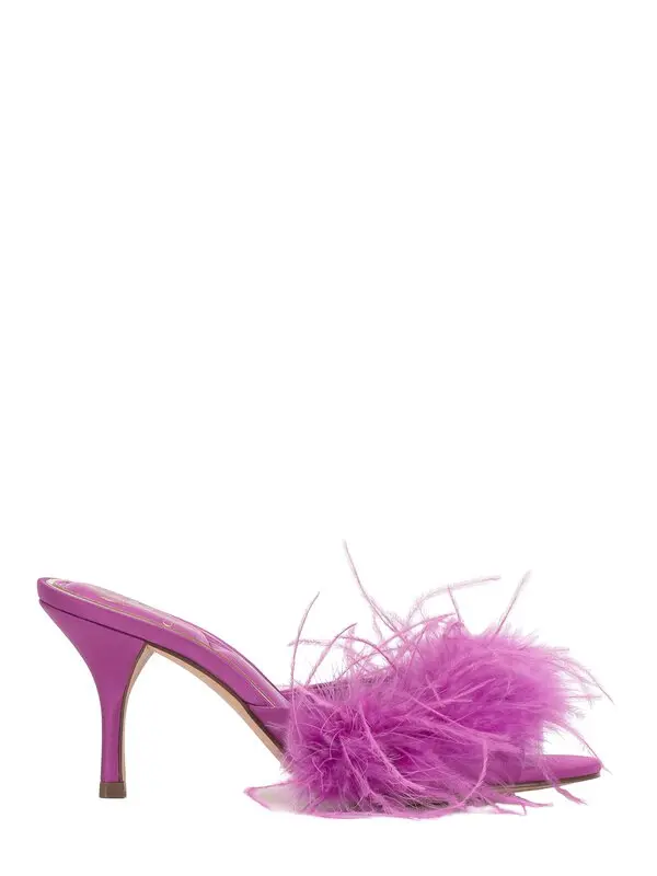 Vince Camuto Paelly Feather Mule - Orchid Blossom