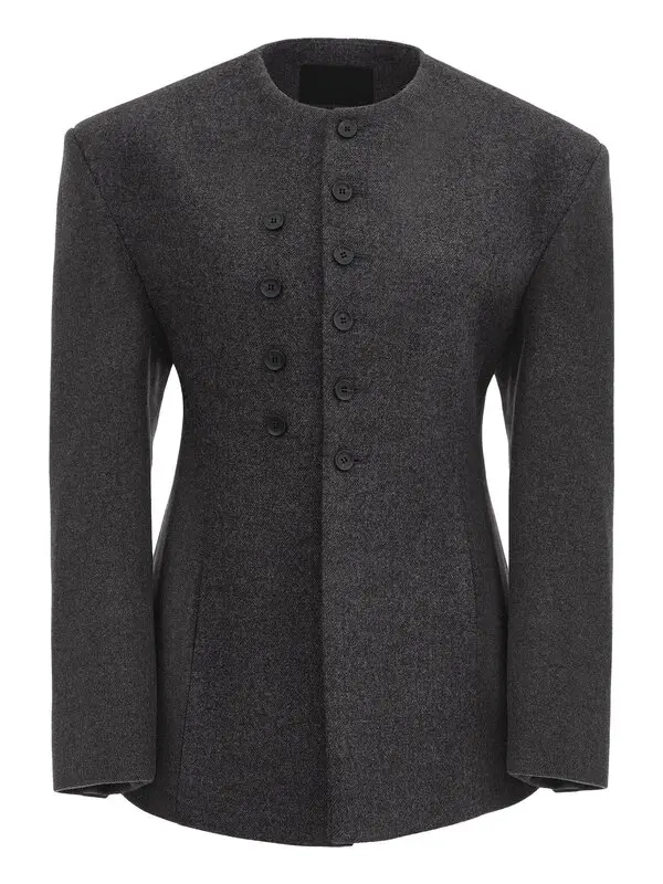 Source Unknown Banton Double-breasted Jacket - Black