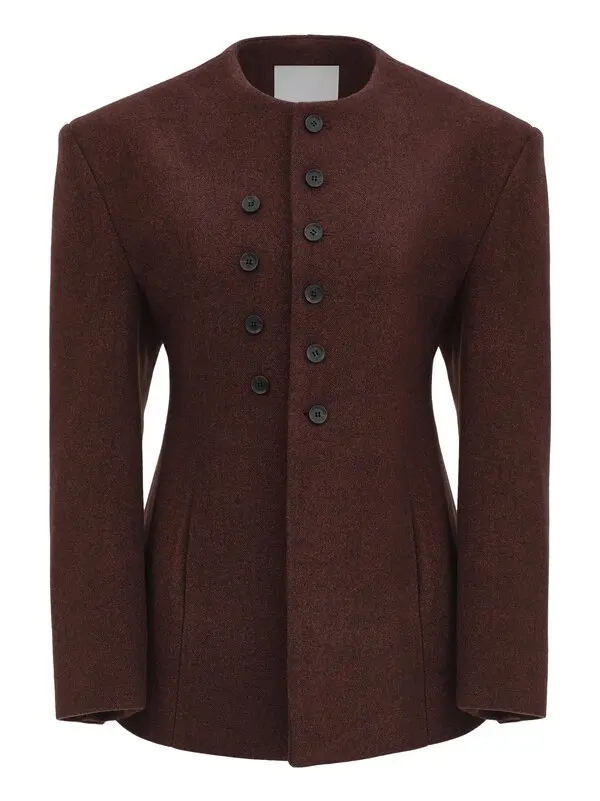 Source Unknown Banton Double-breasted Jacket - Brown