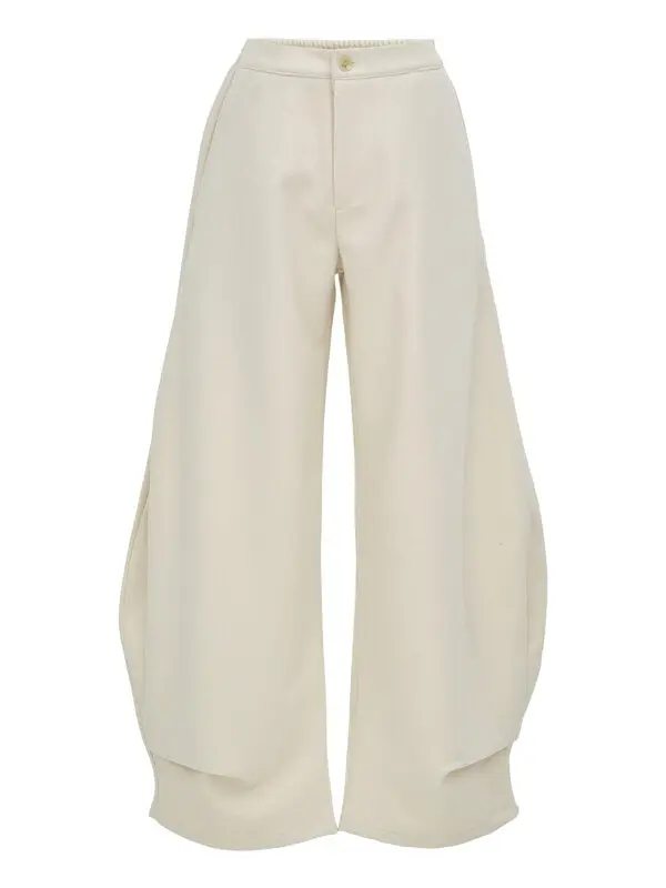 Source Unknown Wide-leg Pants - Ivory