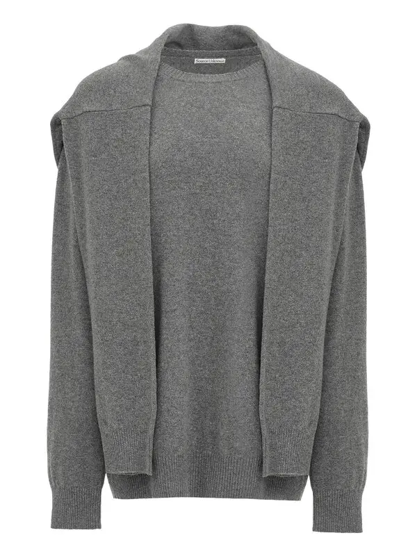 Source Unknown Wool-blend Sweater - Grey