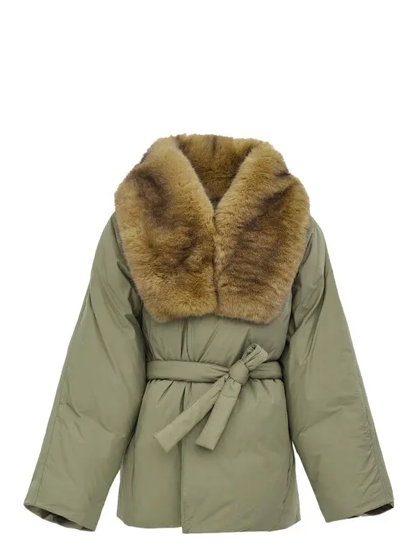 Source Unknown Egizio Puffer Down Jacket - Khaki