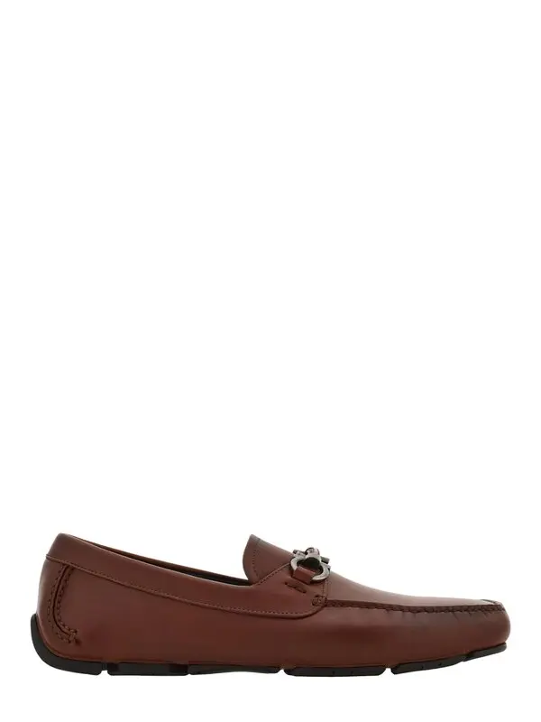 FERRAGAMO Gancini Ornat Driver - Brown