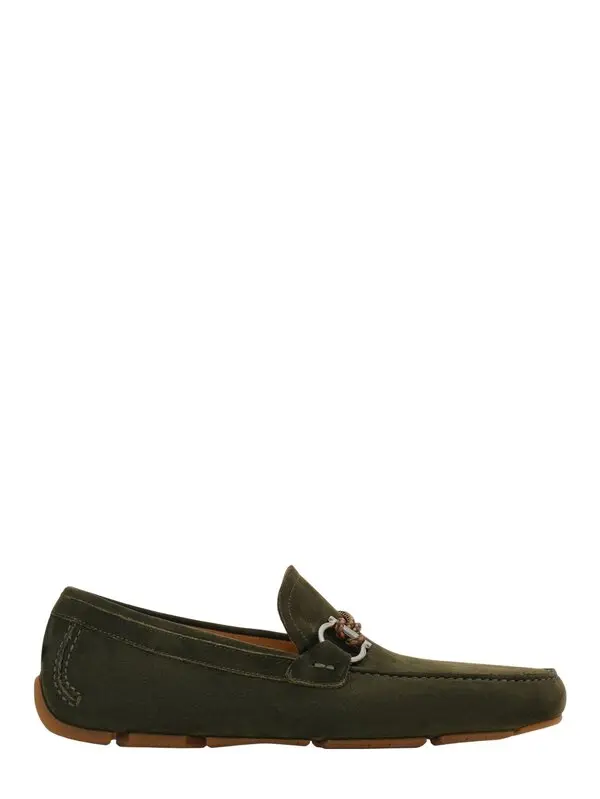 FERRAGAMO Gancini Ornat Driver - Green