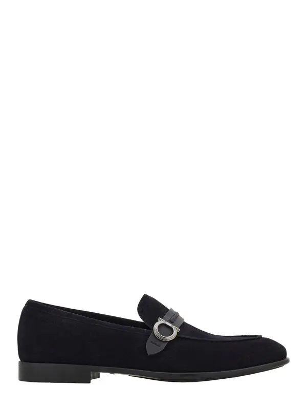 FERRAGAMO Gancini Ornat Loafer - Blue