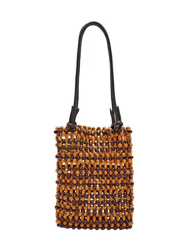 Staud Baja Beaded Mini Tote Bag - Multicoloured 1