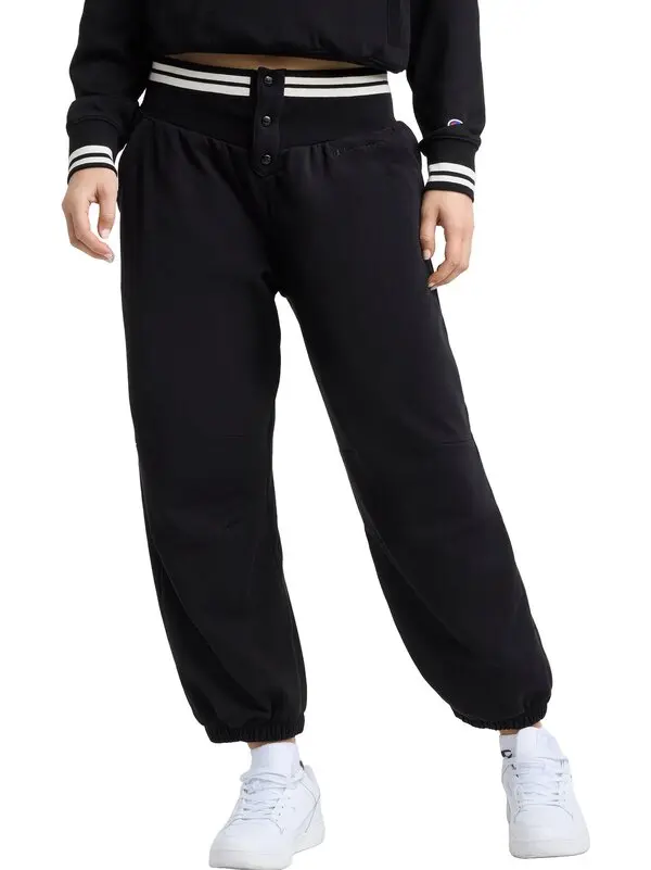 Champion Tackle Snap Front Voluminous Pant - Black
