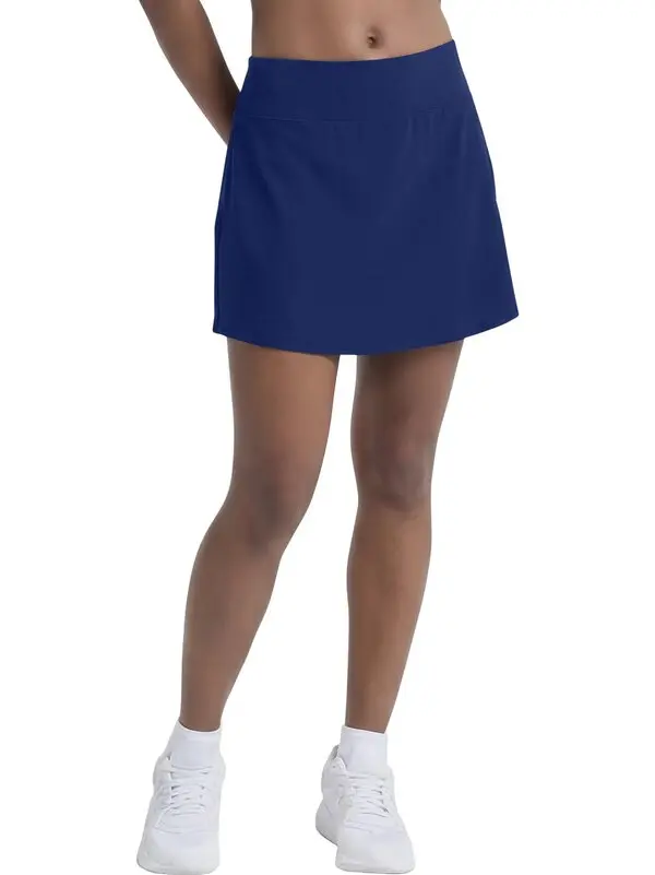 Champion Courtside Skort With C Logo - Blue Depth