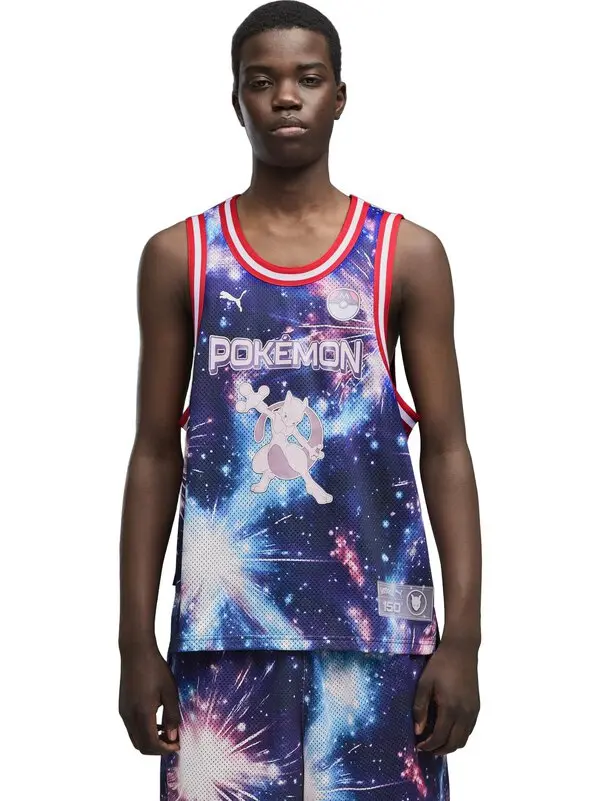 PUMA X Pokémon Mewtwo Basketball Jersey - Black