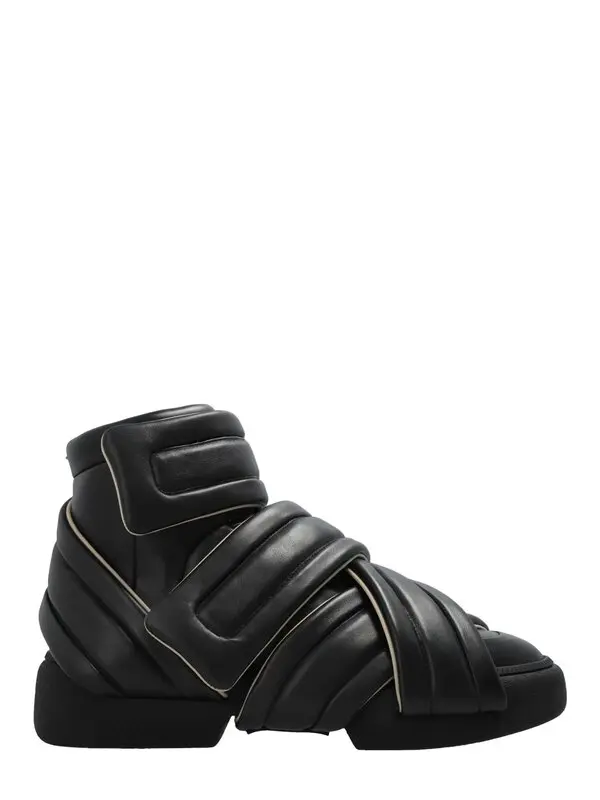 MAISON MARGIELA Future’ Leather High-top Sneakers - Black
