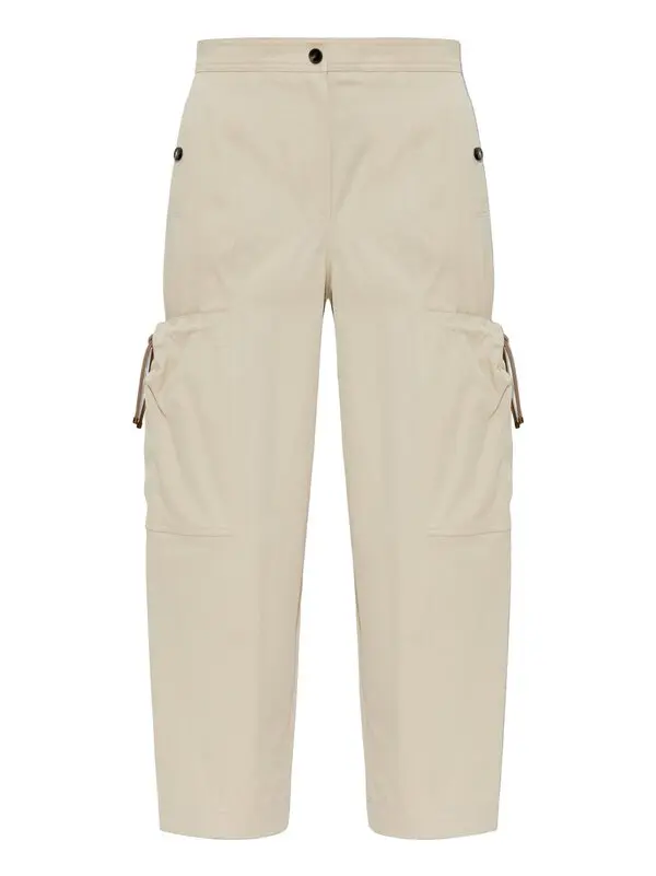 Max Mara Lepre” Cargo Trousers - Cream