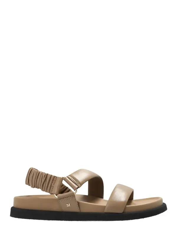 Max Mara Leather Sandals - Brown