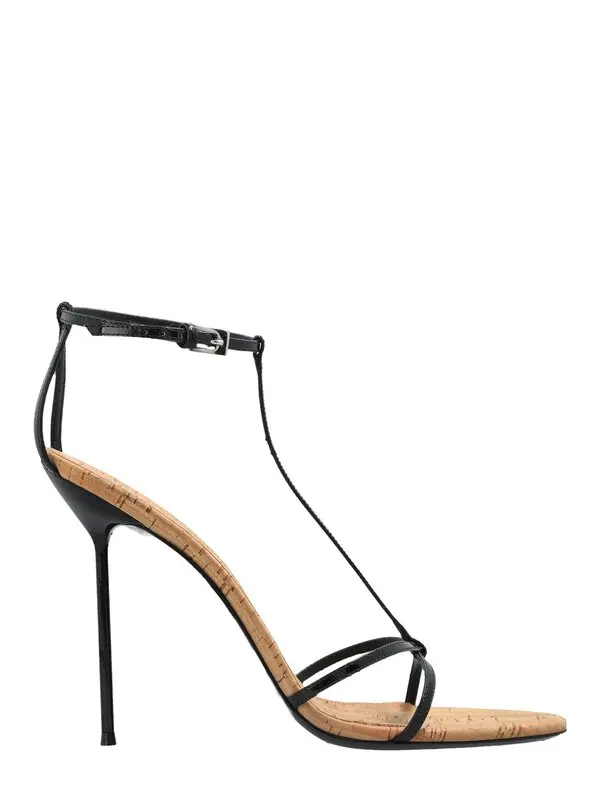 Paris Texas Lidia Heeled Sandals - Black